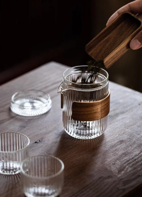 Kaori | Portable Glass Tea Set - One Pot Two Cups – Loliday