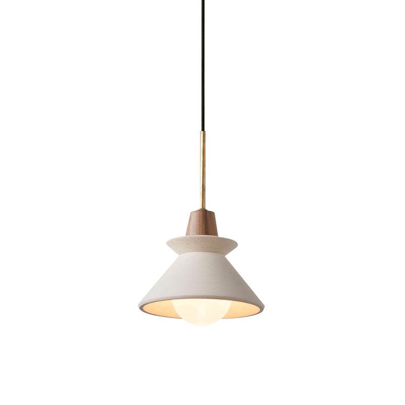 MICHIO | Lightweight Cement Teacup Shade Pendant Lamp – Loliday