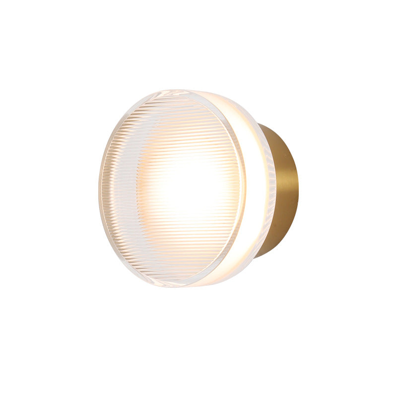 Crisp Wall / Ceiling |Glass Surface Mount Sconce – Loliday